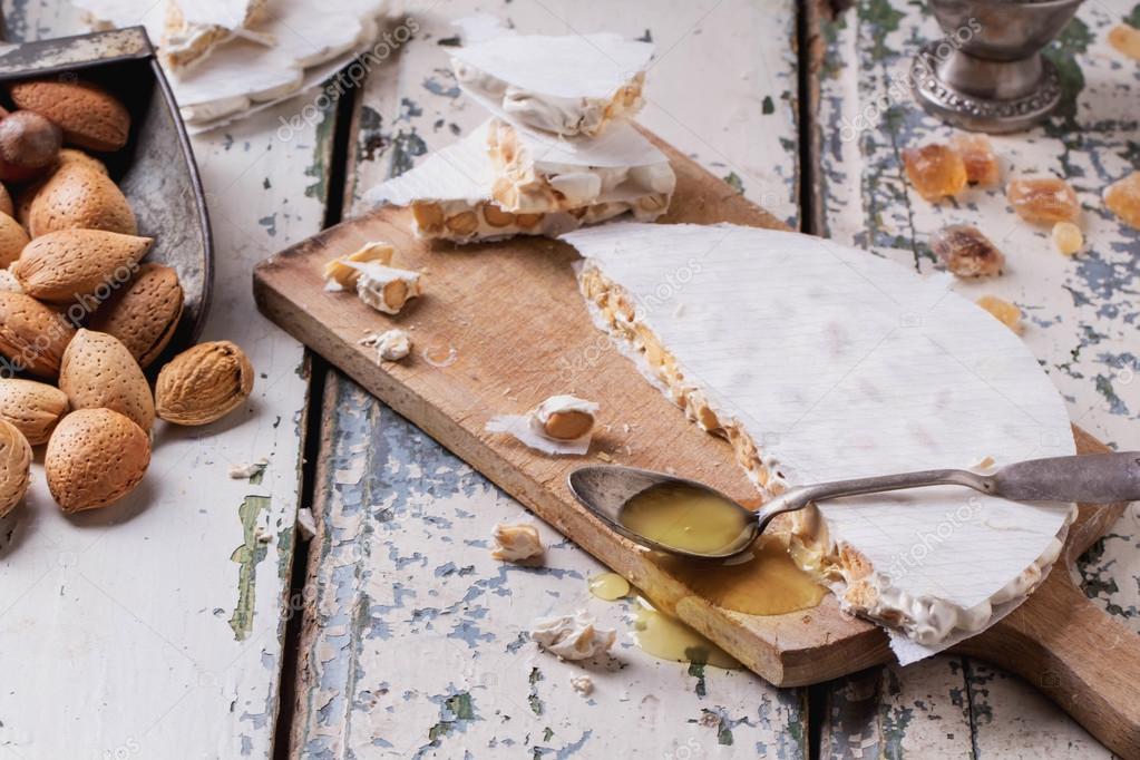 Spanish traditional food Turron Stock Photo by ©teelesswonder 95185996