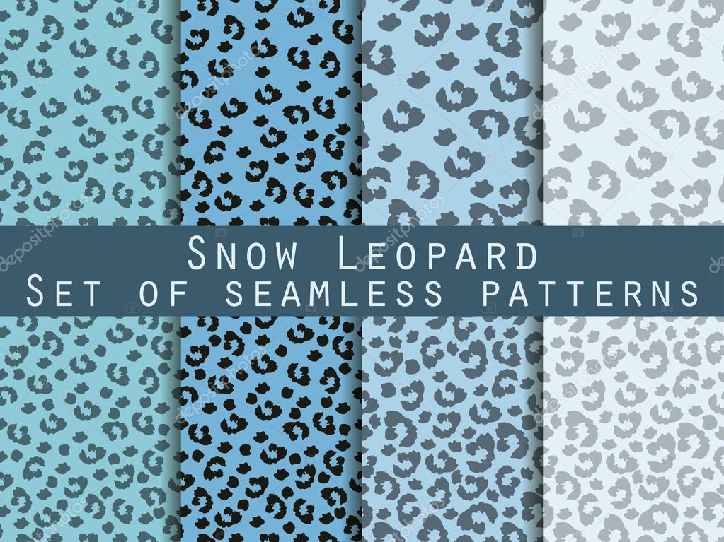Snow Leopard Skin Wallpaper
