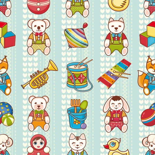 Children s toys seamless pattern Stock Vector Image by ©sasha_zerg ...