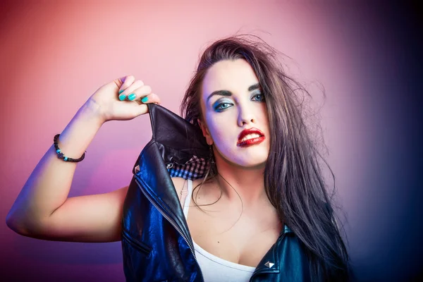 Beautiful punk girl Stock Photos, Royalty Free Beautiful punk girl ...