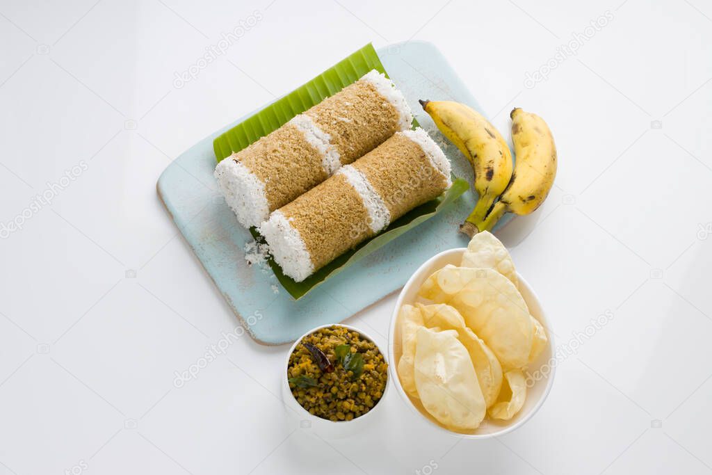 Kerala desayuno _ Puttu de trigo, comida al vapor saludable que es el ...
