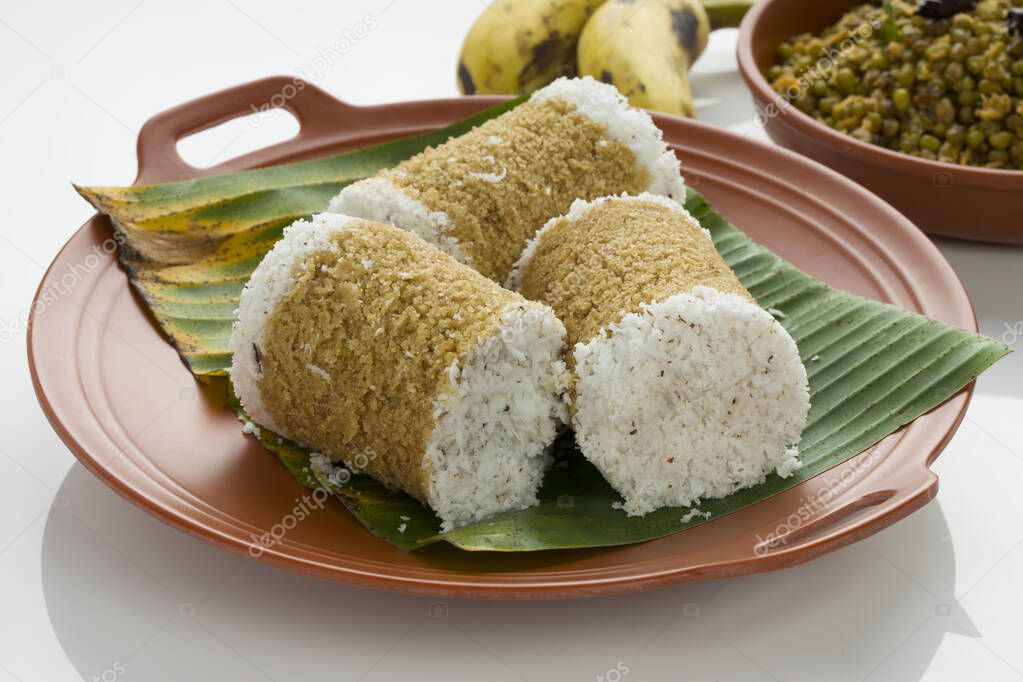 Kerala desayuno _ Puttu de trigo, comida al vapor saludable que es el ...
