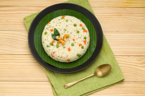 Upma Made Samolina Rava Upma Most Famous South Indian Breakfast Stock ...