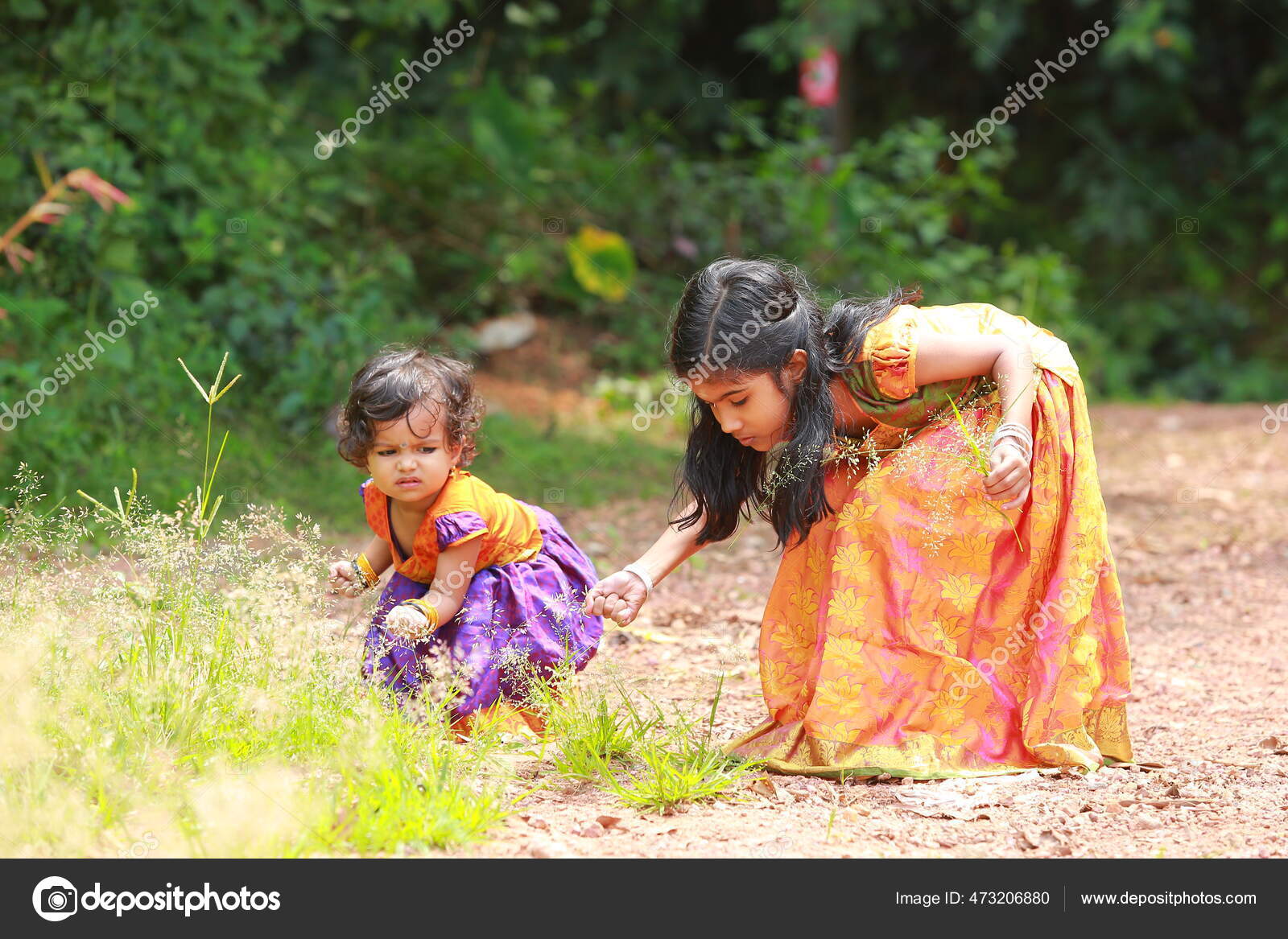 South Indian Traditional Dress For Kids