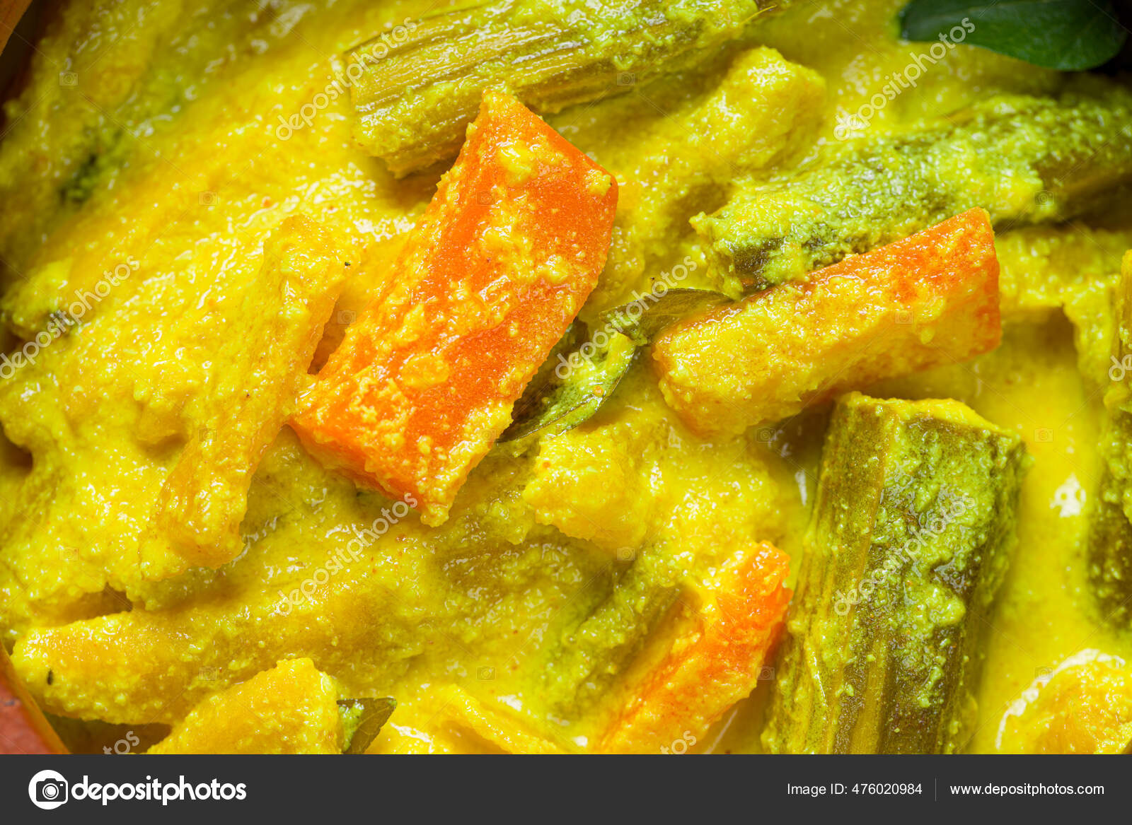 Avial_Kerala Traditional Side Dish Made Using Mixed Vegetables Very ...