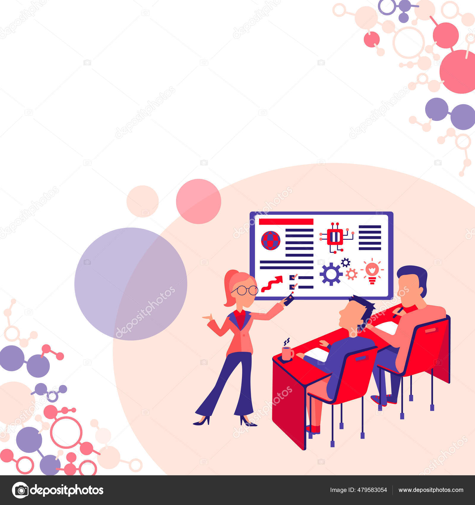 Presenting Project Report Concept Reporting Business Status Product ...