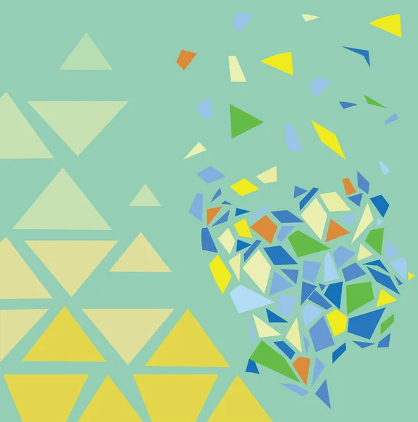 Colorful Wallpaper Image Shatter Effect Design Geometric Pattern ...