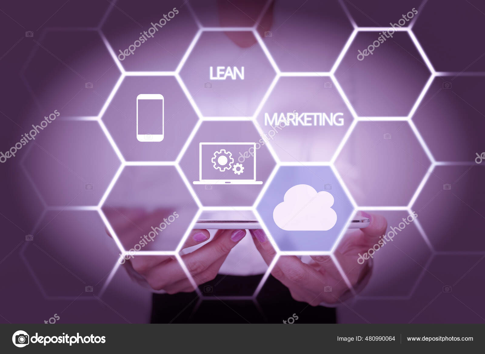 Sign displaying Lean Marketing. Word Written on in charge of testing ... Sign displaying Lean Marketing. Word Written on in charge of testing ...
