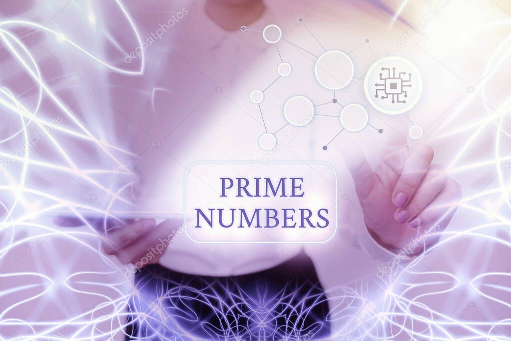 Leyenda conceptual N meros primos. Foto conceptual un entero positivo que contiene factores de ...