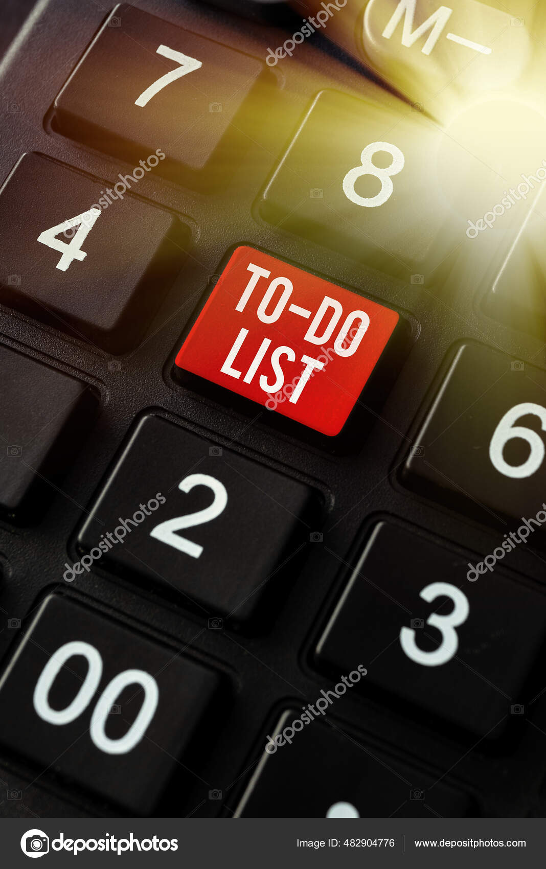 Sign displaying To do List. Word Written on a list of tasks to complete ...