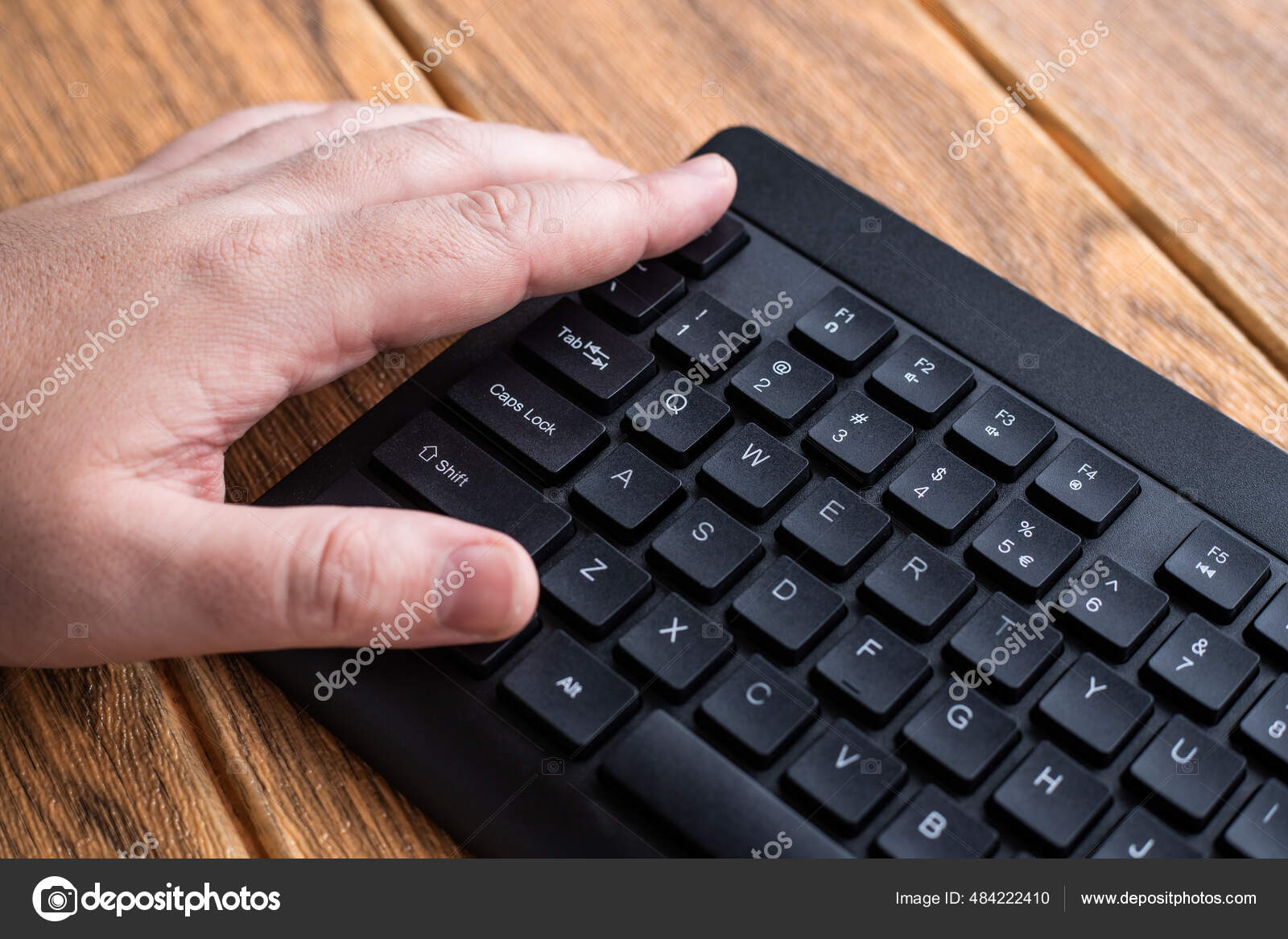 Computer Keyboard Typing Fingers