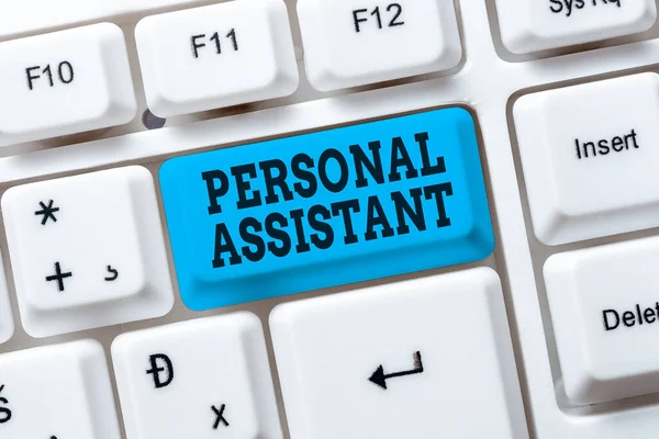 Handwriting text Personal Assistant. Concept meaning administrative ...