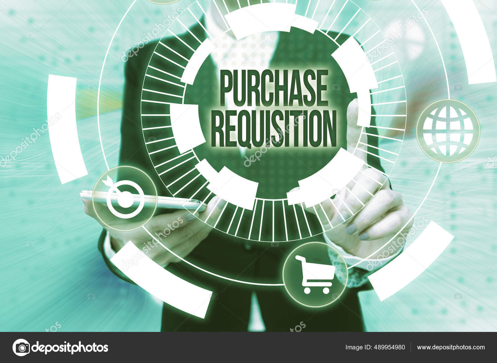 Text sign showing Purchase Requisition. Business idea document used as ...