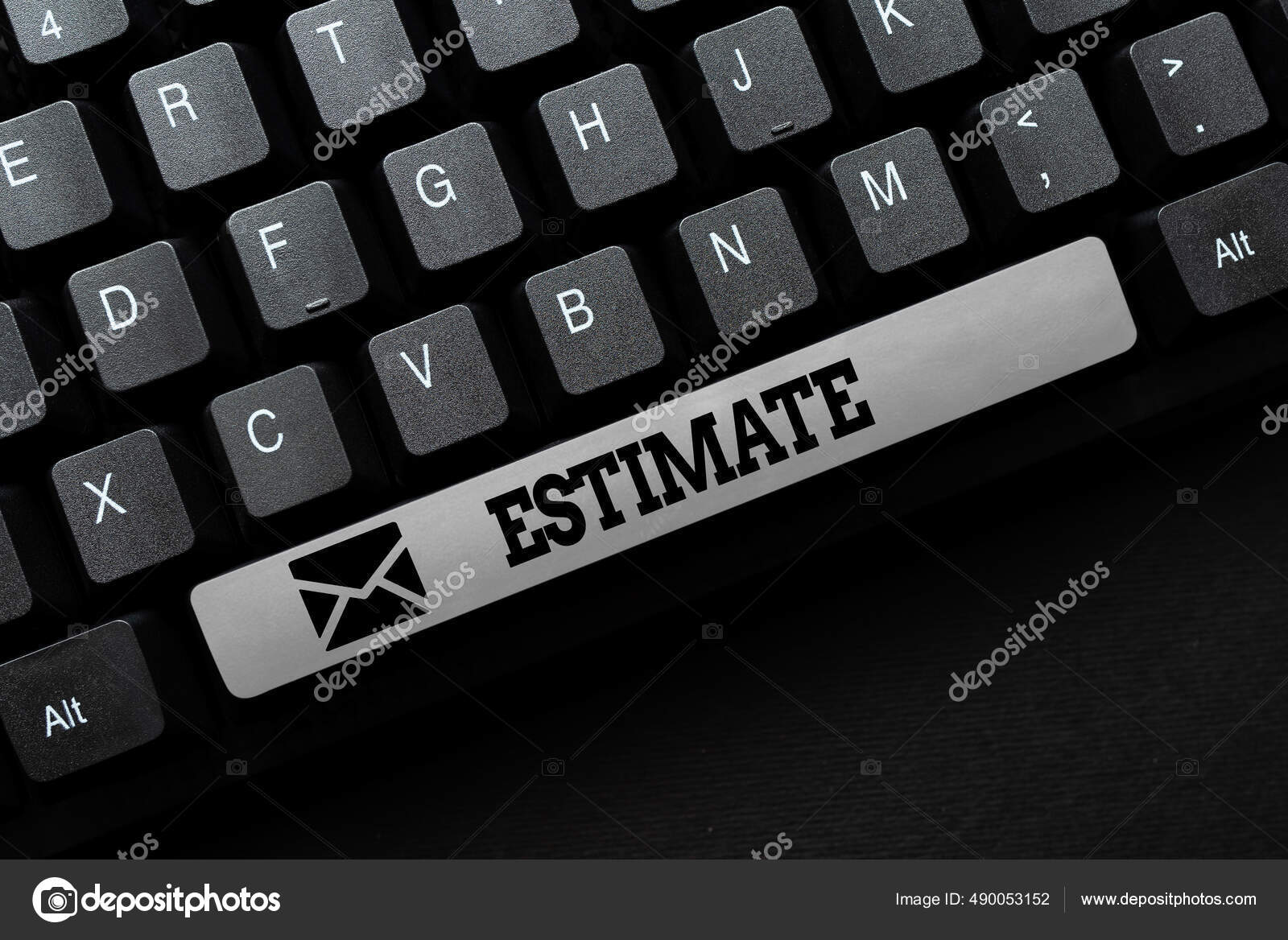 Inspiration showing sign Estimate. Word Written on calculate or assess ...