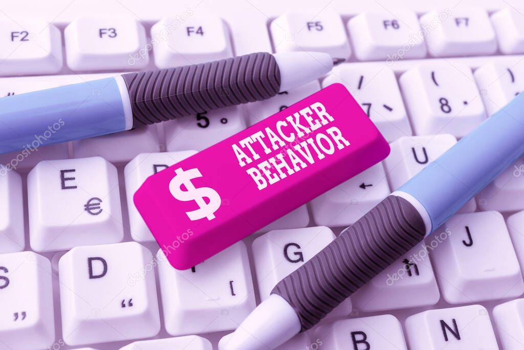 Texto presentando Comportamiento del Atacante. escaparate de negocios analizar y predecir el ...