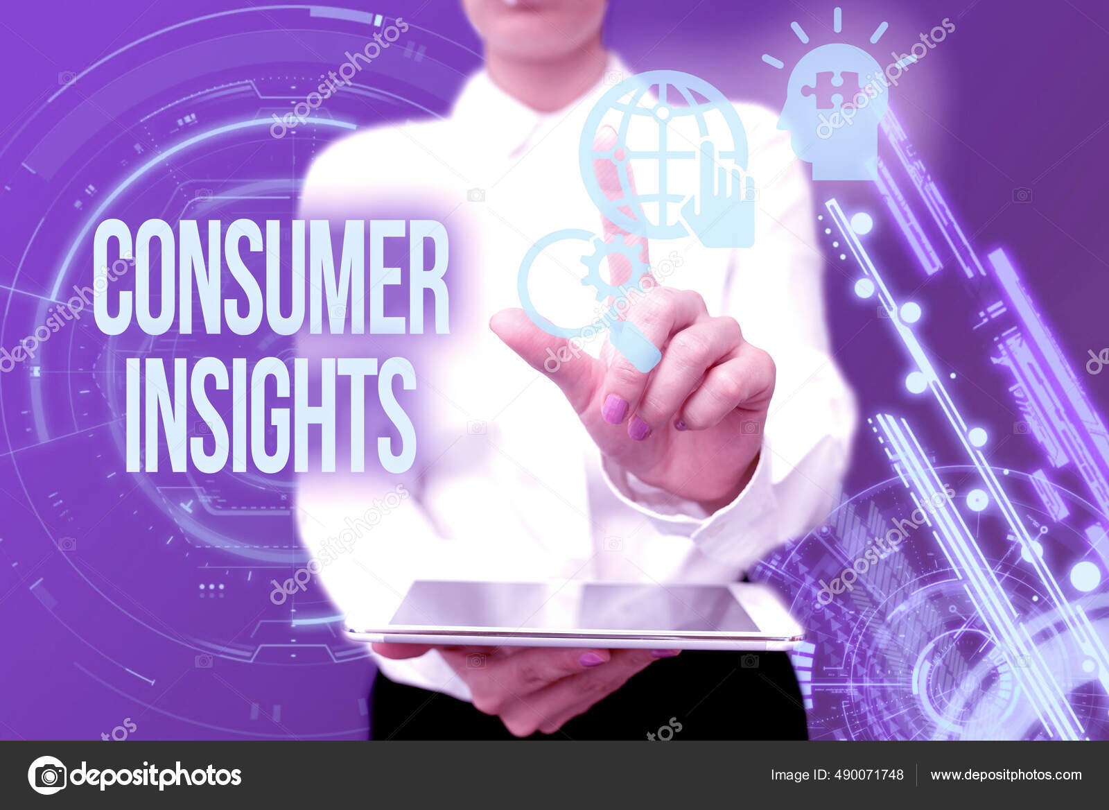 Sign displaying Consumer Insights. Business overview understanding ...