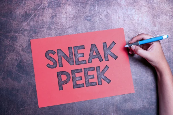 Sneak peek Stock Photos, Royalty Free Sneak peek Images | Depositphotos