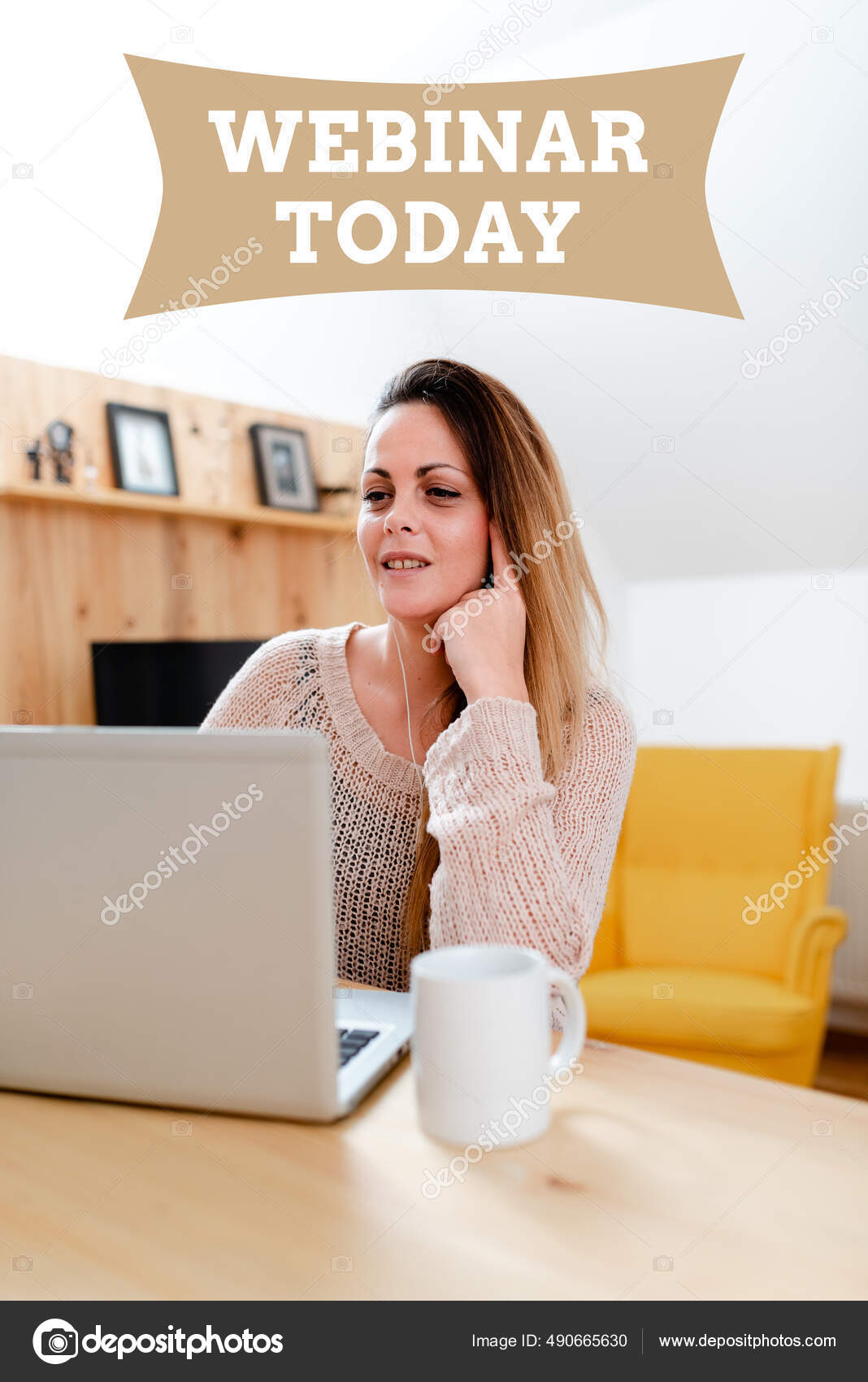 Handwriting text Webinar Today. Internet Concept live online ...