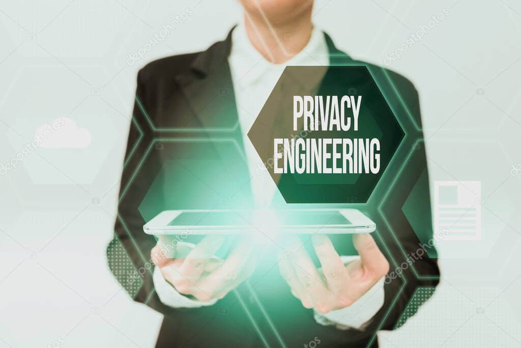 Inspiración mostrando signo Ingeniería de Privacidad. Los sistemas de ...