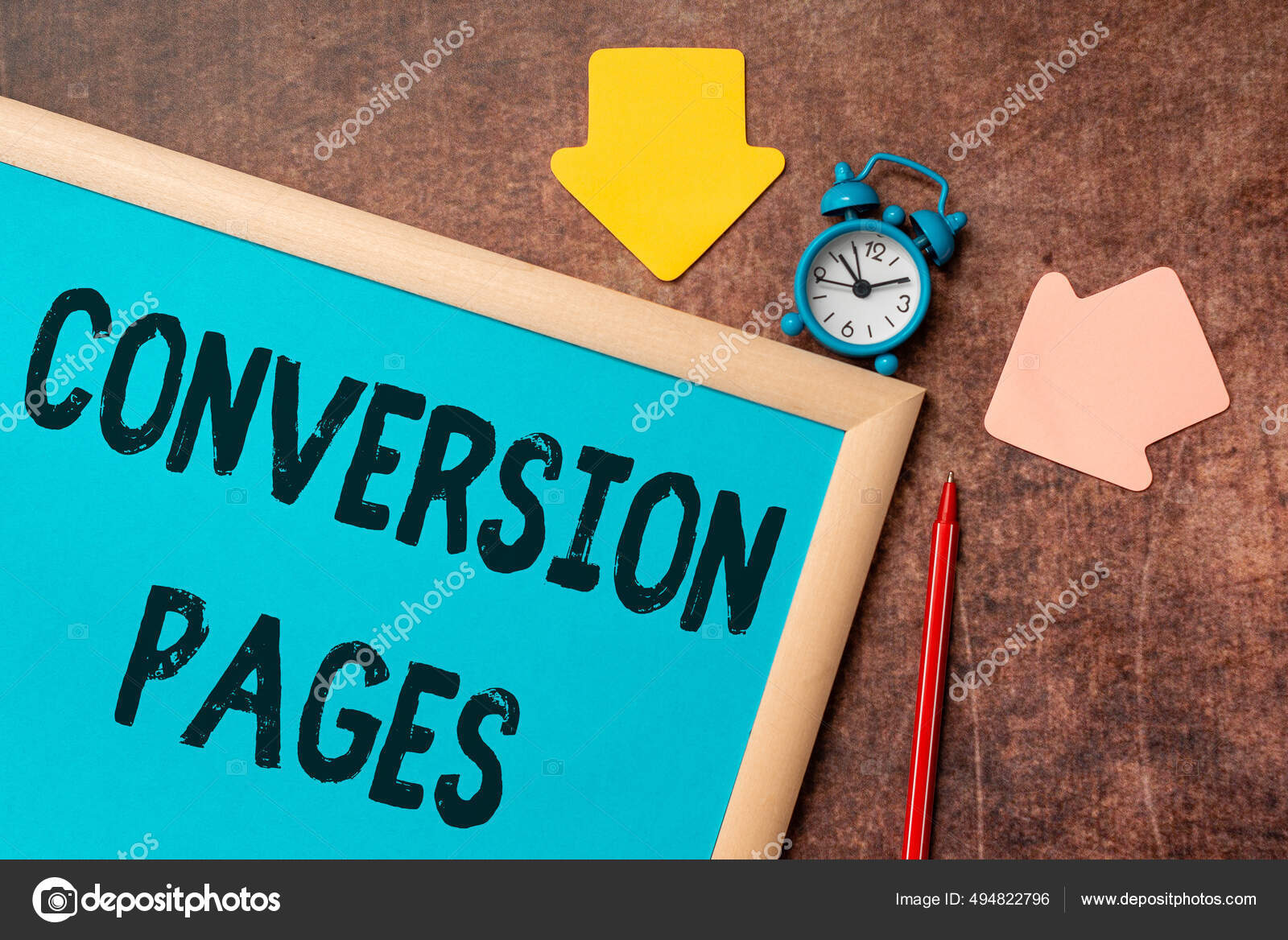Conceptual caption Conversion Pages. Business approach appears in ...