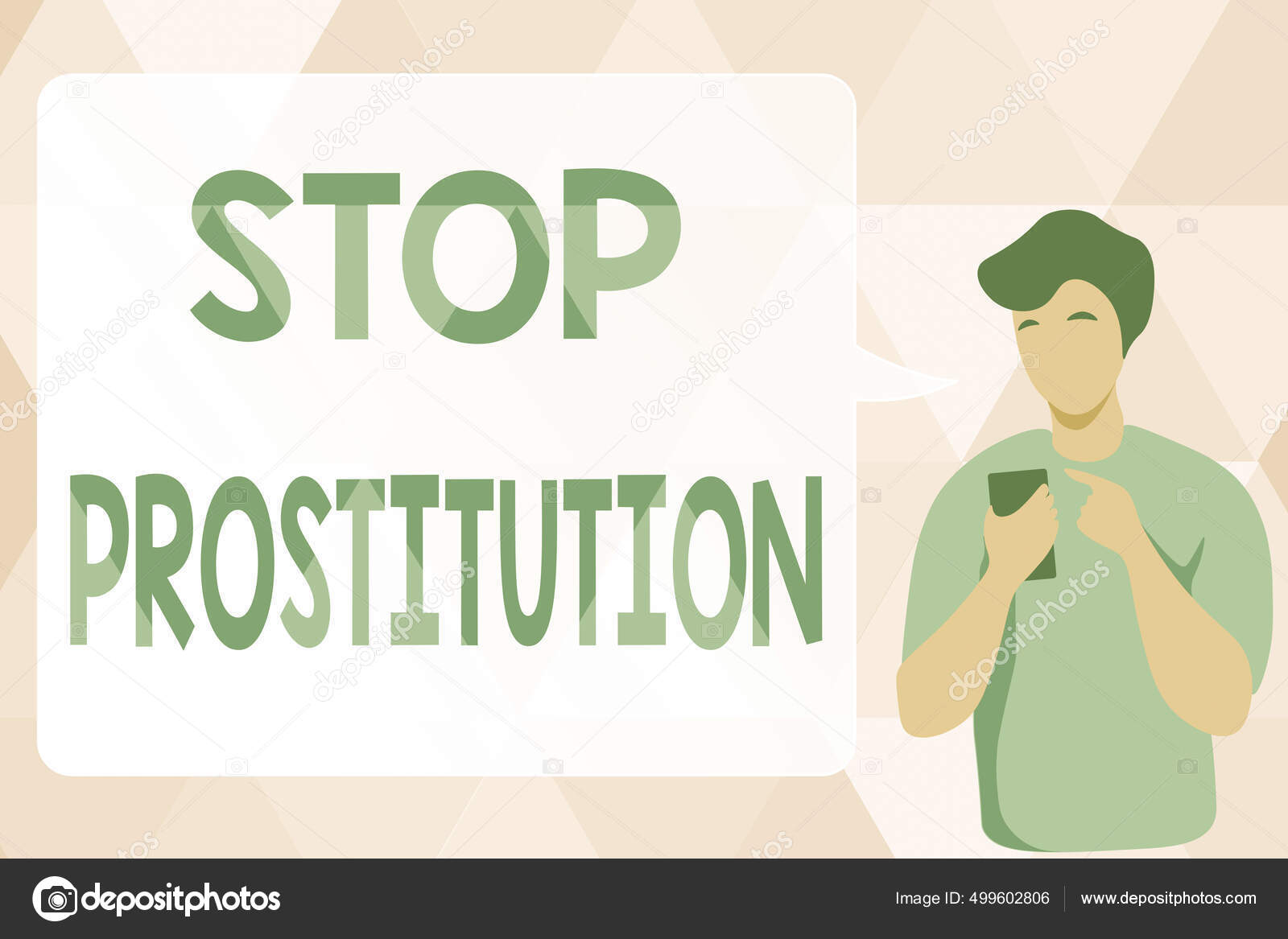 Stop Prostitution Poster