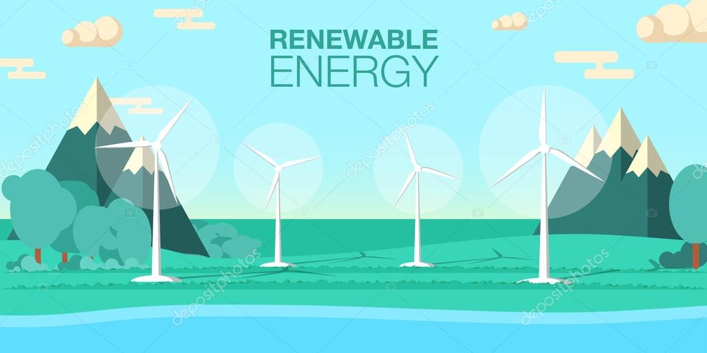Renewable Energy Illustrations