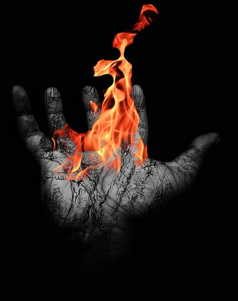 Fire hand Stock Photos, Royalty Free Fire hand Images | Depositphotos