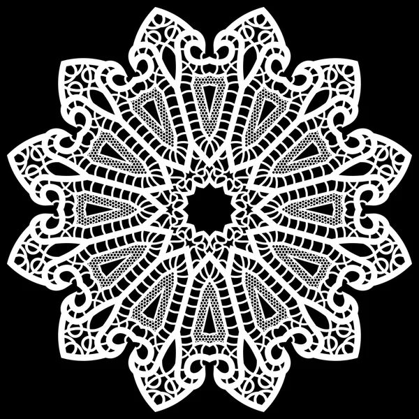 Delicate lace doily pattern — Stock Vector © OlgaLIS #11638039
