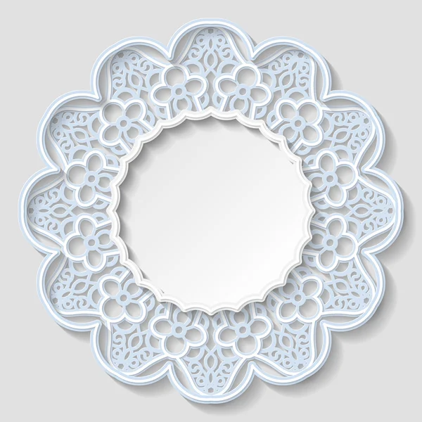 Paper lace label — Stock Vector © magenta10 #73501351