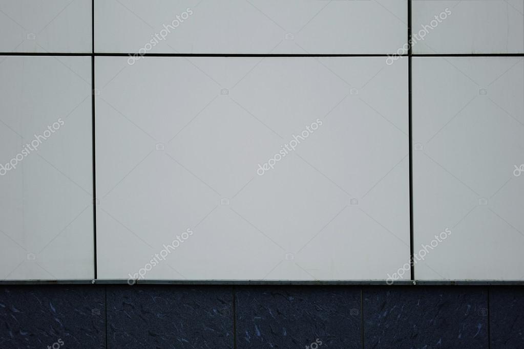 Metal facade tiles. Texture. Background. The modern facade. Gres ...