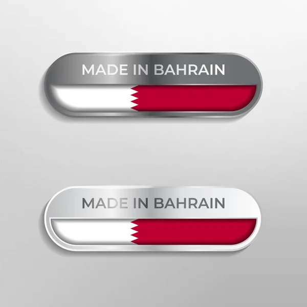 Bahrain made in sticker Vector Art Stock Images | Depositphotos