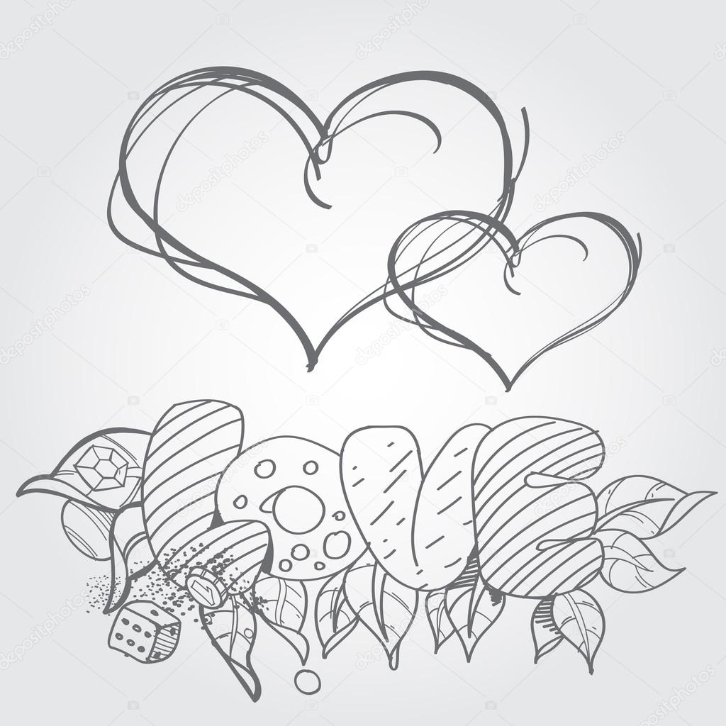 Dibujos De Corazones Chidos