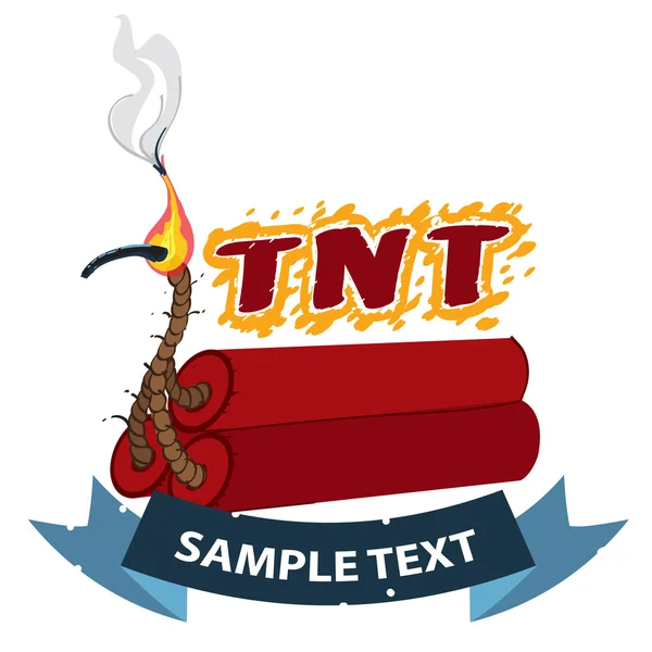 Dynamite logo with a banner Stock Vector Image by ©filkusto #149580986