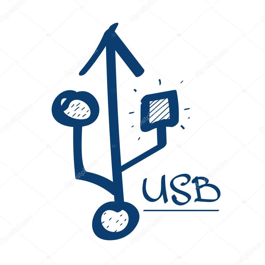 Symbol Universal Serial Bus icon. Stock Vector Image by ©filkusto ...