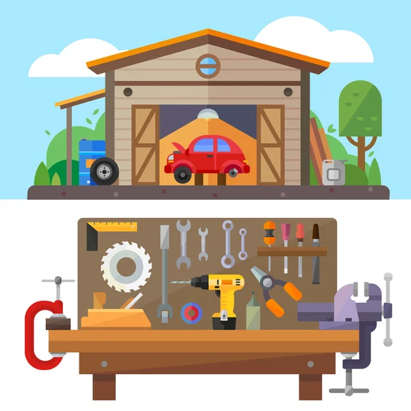 Mechanics Garage Clipart