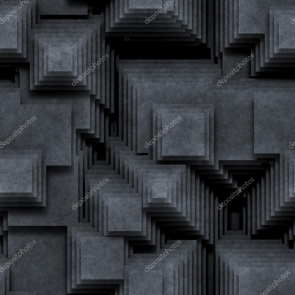 Seamless pattern dark grey blocks. Futuristic matrix background. Stock ...