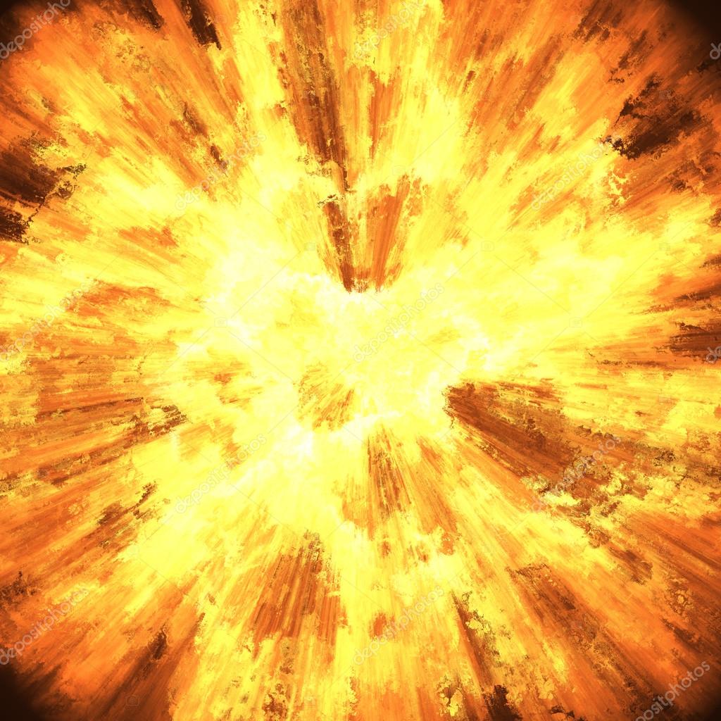 Huge explosion closeup. A high resolution. — Stock Photo © 100502500 ...