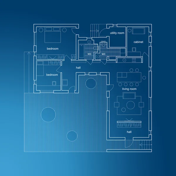 100,000 Residential blueprint Vector Images | Depositphotos