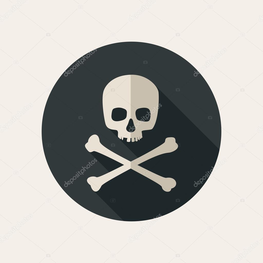 Skull and crossbones icon Stock Vector Image by ©bolotoff #82754386