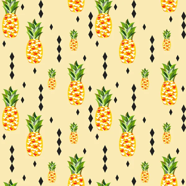 Seamless vector pineapple pattern Stock Vector Image by ©RitaMalinina #97575898