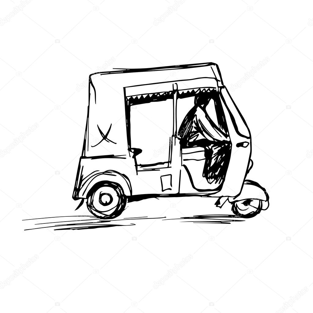 Rickshaw Drawing