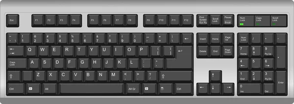 Picture: qwerty keyboard layout | Black Qwerty Keyboard American ...