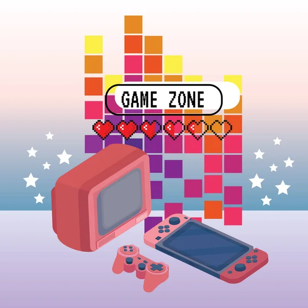 Game Zone Game Icon Background Vector Stock Vector by ©koontmwc 488394814