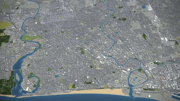 Mapa da cidade de chennai Stock Photos, Royalty Free Mapa da cidade de ...