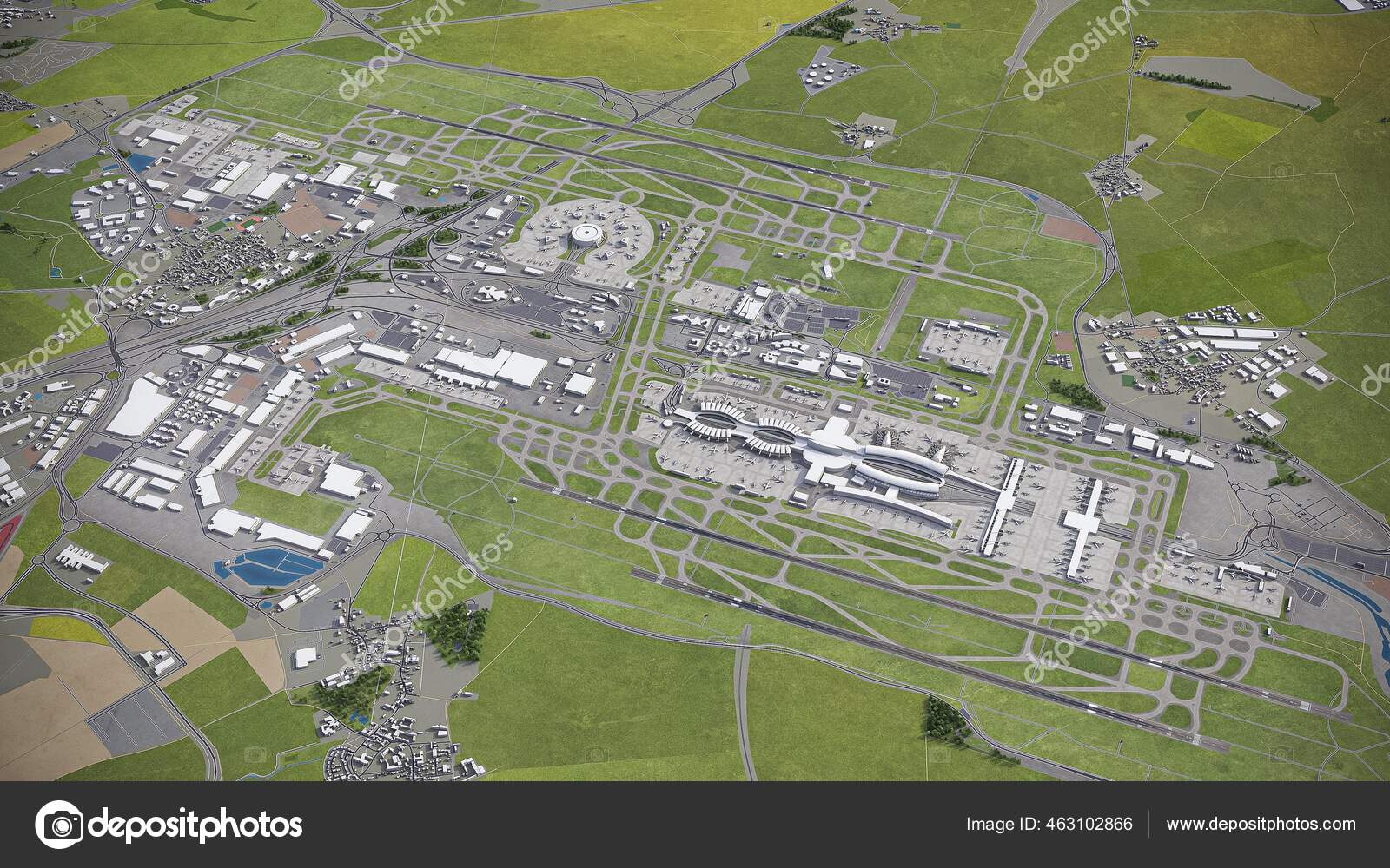 Charles De Gaulle Airport Runway Map