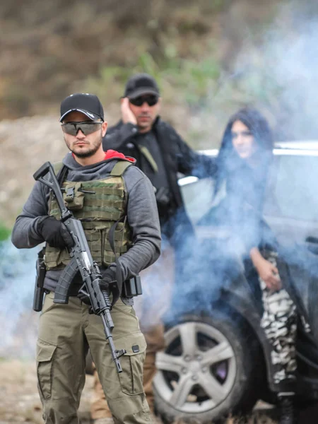 Military Army Soldiers Action Tactical Combat Shooting Rifle Machine ...