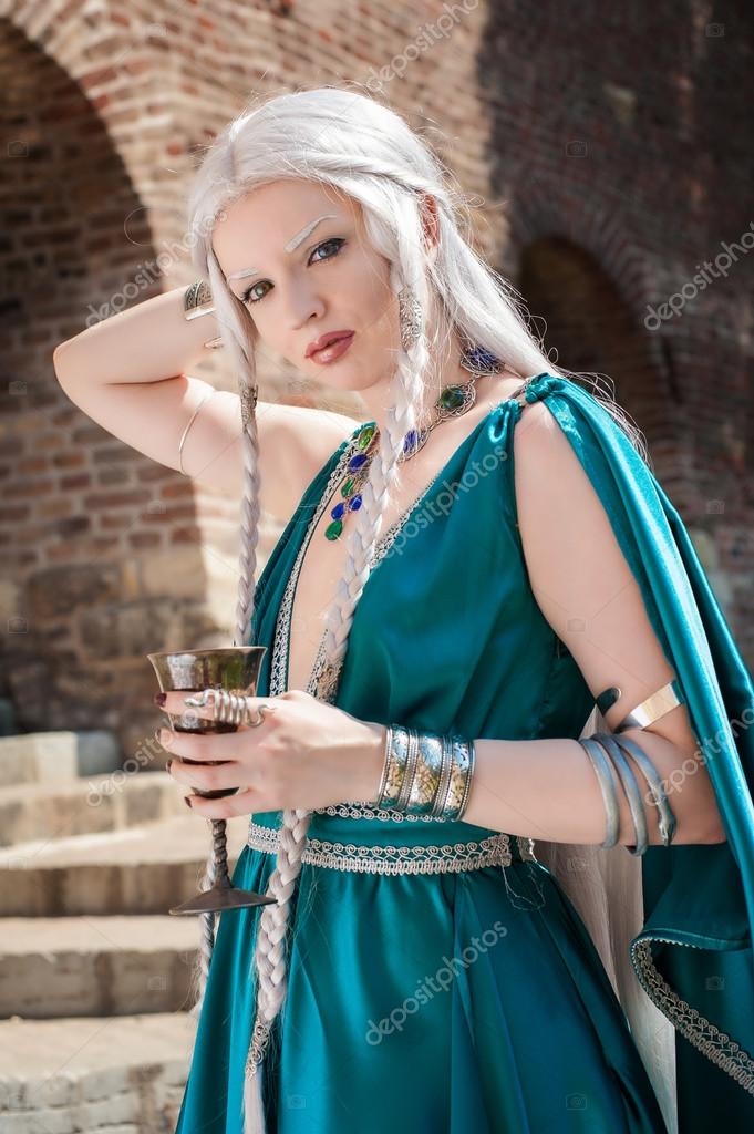 Woman In Medieval Times Stock Photo by ©guruxox 85236492