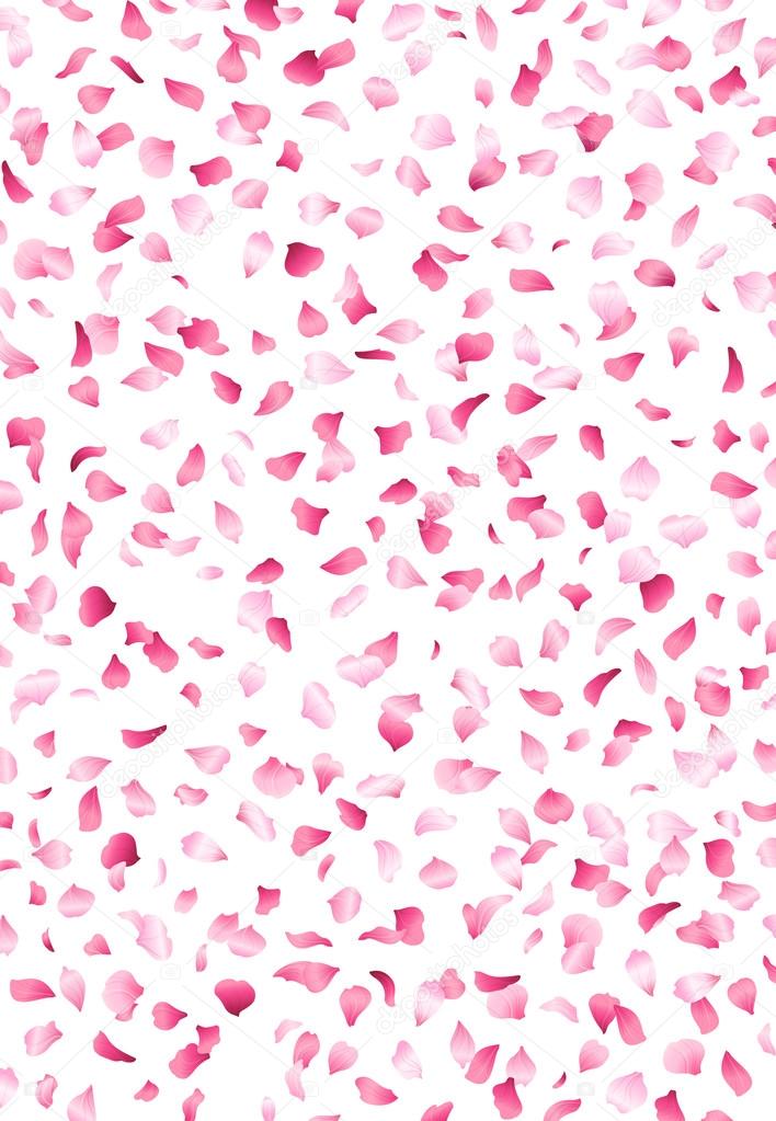 Pink cherry petals background. Stock Vector Image by ©Maljuk #103557974