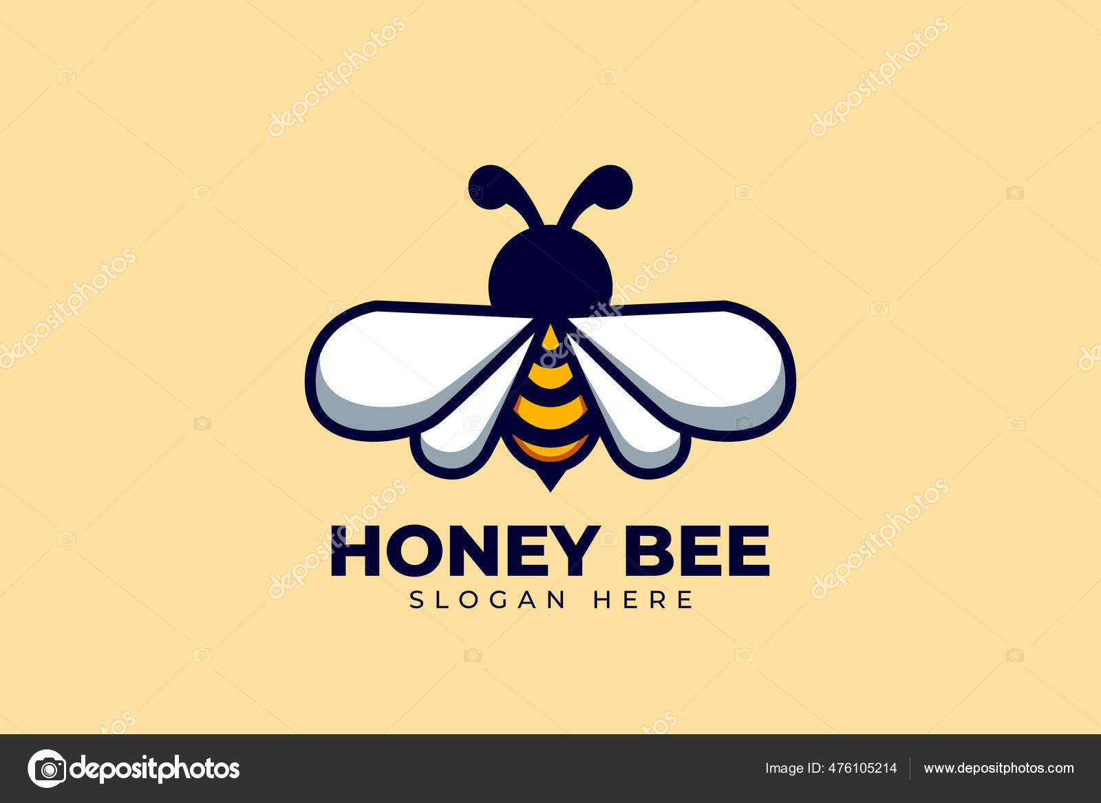 Honey Bee Logo Design
