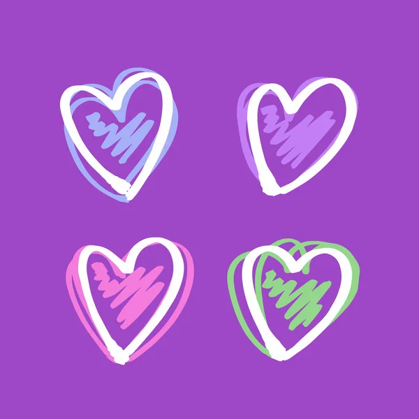 100,000 Purple heart Vector Images | Depositphotos